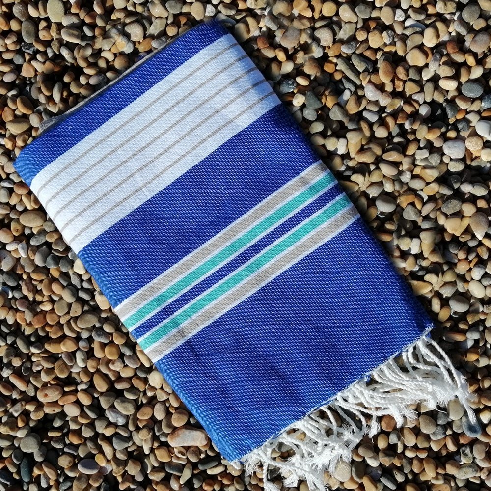 Dubai Blue Hammam Towel Travel Towels Turkish Towels UK Dubai Blue Hammam Towel Travel Towels Turkish Towels UK